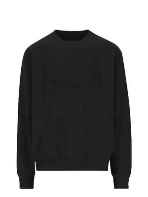 Givenchy Logo Detailed Crewneck Sweatshirt - Black