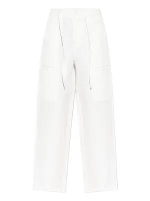 JIL SANDER Wide-leg Cargo Pants - White