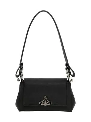 VIVIENNE WESTWOOD Vivienne Westwood Hazel Orb Plaque Small Shoulder Bag