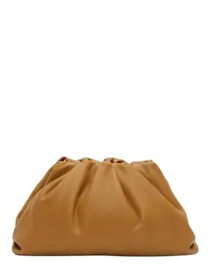 BOTTEGA VENETA Bottega Veneta The Pouch Ruched Clutch Bag