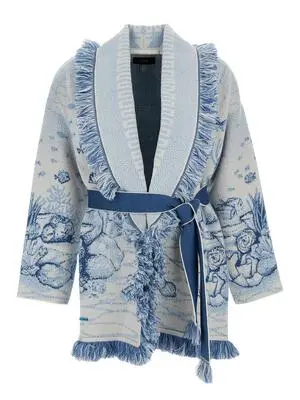 ALANUI Alanui Deep In The Ocean Belted Cardigan