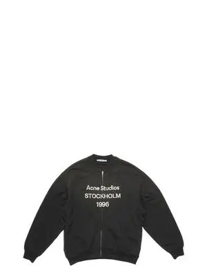 Acne Studios Acne Studios Logo Printed Zip-Up Sweatshirt No
