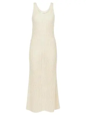 CHLOÉ Chloe Sleeveless Maxi Dress In Wool, Cashmere, And Silk Knit