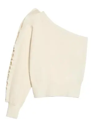MAX MARA Max Mara Asymmetric One-Sleeved Knitted Jumper