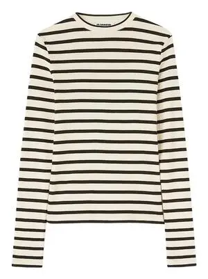 JIL SANDER Jil Sander Striped Long Sleeve T-Shirt