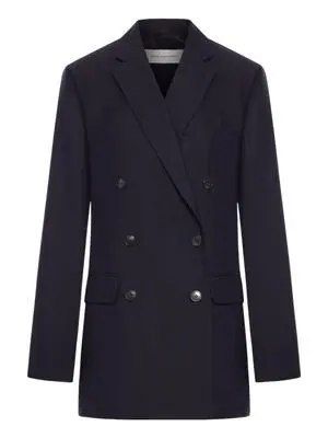 Dries Van Noten Double Breasted Jacket - Navy