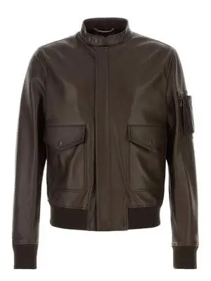Dolce & Gabbana Zipped Bomber Jacket - Black