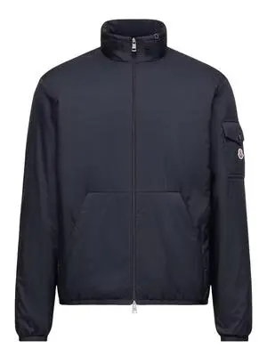 Moncler Breezes Stand-collar Down Jacket - Midnight Blue