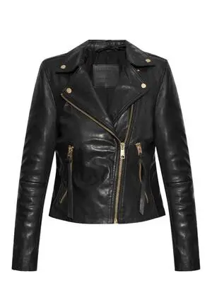 ALLSAINTS ALLSAINTS Black Leather Classic Biker Jacket