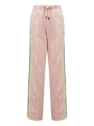 Moncler Drawstring Wide Leg Trousers - Rose Pink