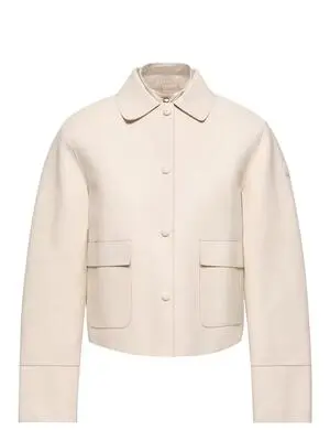 MONCLER Moncler Haricot 3-in-1 Leather Down Shirt Jacket