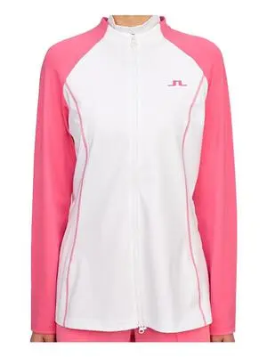 J. Lindeberg Zip-up Long Sleeve Jacket - White