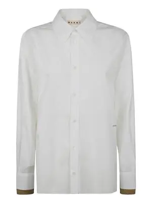 Marni Cotton Shirt With Button Cuffs - White