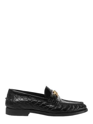 Versace Medusa '95 Embossed Slip-on Loafers - Black