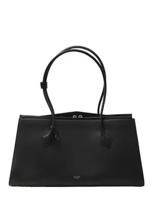 Alaïa Le Teckel Logo Tote Bag - Black