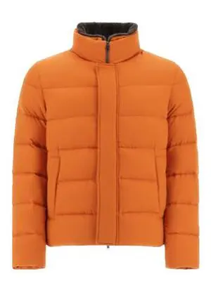 Herno High-neck Padded Jacket - Orange
