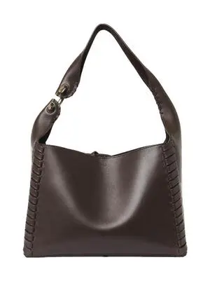 Chloé Logo Shoulder Bag - Black