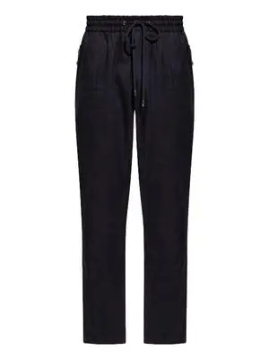 Dolce & Gabbana Drawstring Trousers - Black