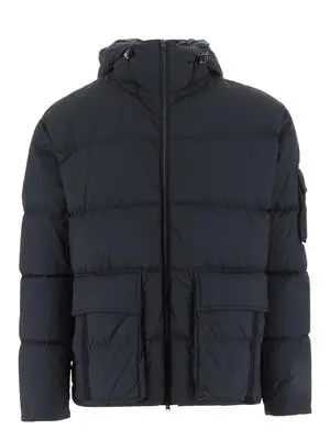 Herno Hooded Down Jacket - Black