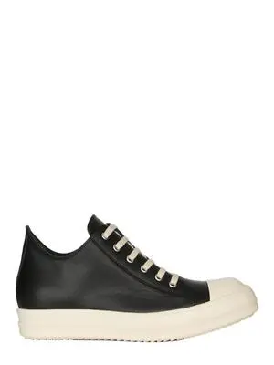 Rick Owens Temple Low Sneakers - Black