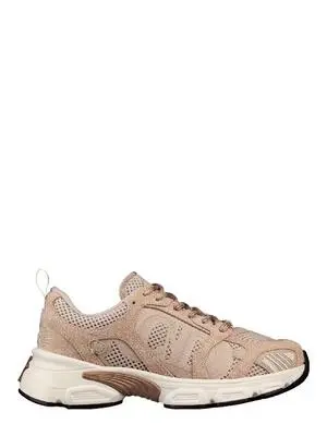 Dior Christian Chrono Lace-up Sneakers - Nude