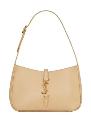 Saint Laurent Le 5 À 7 Hobo Bag In Smooth Leather - Ivory