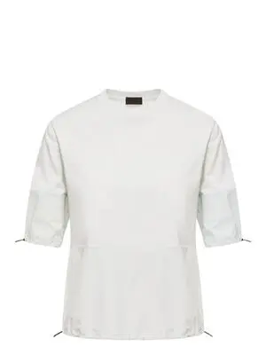 Moncler Moncler Cotton Ripstop T-Shirt Light Green