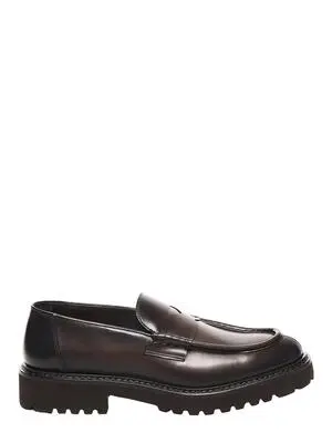 DOUCAL'S Penny Loafers - Dark Brown