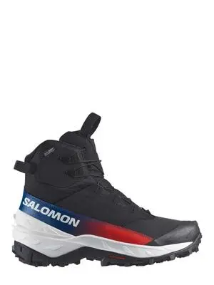 SALOMON High Top Lace-up Sneakers - Black