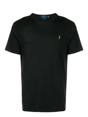 Polo Ralph Lauren Logo Embroidery T-shirt - Black