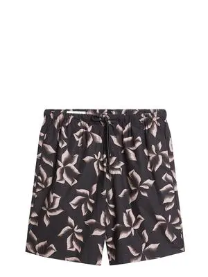 Dries Van Noten Printed Cotton Shorts - Cedar Palm