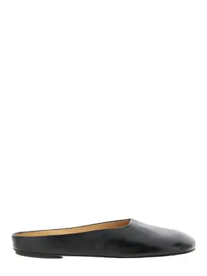 Marsèll Bama Leather Mules - Black