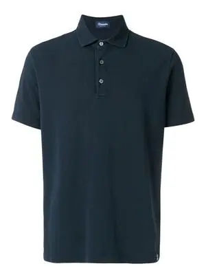 DRUMOHR Straight Hem Polo Shirt - Black