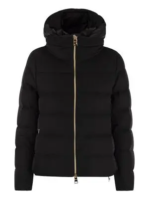 Herno Hooded Down Jacket - Black