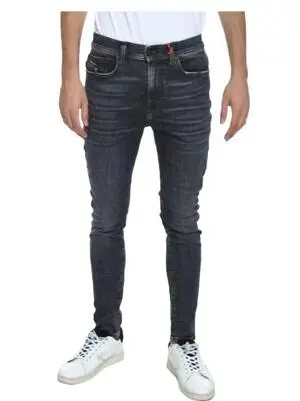 DIESEL® Slim-fit Washed Jeans - Navy