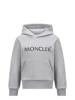 Moncler Logo Patch Hoodie - Grey