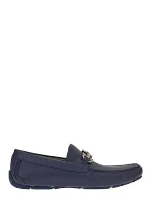 FERRAGAMO Gancini Buckle Loafers - Black