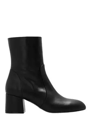 STUART WEITZMAN Flareblock Side-zip Ankle Boots - Black