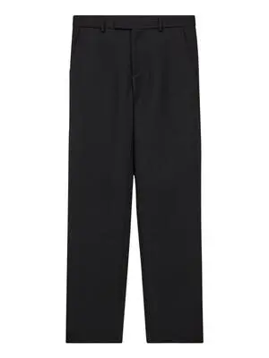 RIER Wool Casual Pants - Black