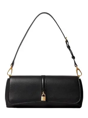Stella McCartney Ryder Pochette Lock Charm Shoulder Bag - Black