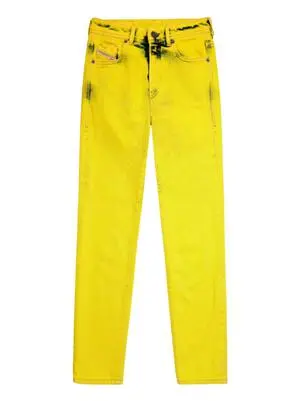 DIESEL® High-rise Straight-leg Jeans - Yellow