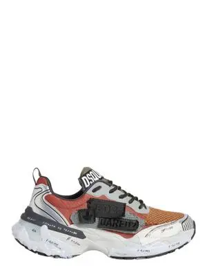 Dsquared2 Logo-patch Lace-up Sneakers - Red