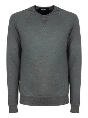 Dsquared2 Raglan Crewneck Sweater - Black