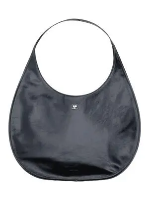 COURREGES Courrèges Naplack Top Handle Tote Bag - Black