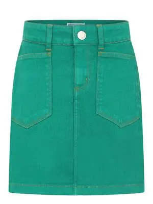 KENZO Kenzo Denim Skirt With Embroidered Detail