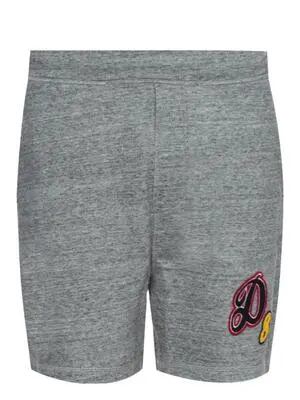 Dsquared2 Elastic Waist Shorts With Applique - Grey