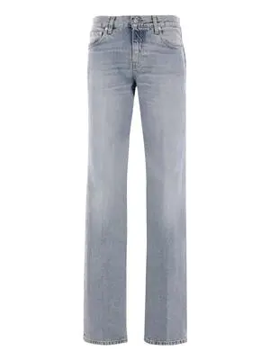HAIKURE Five-pocket Denim Trousers - Gray