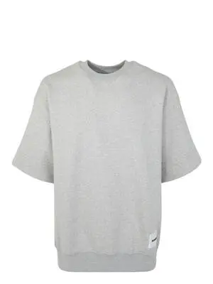 JIL SANDER Logo Patch Short-sleeved T-shirt - Gray