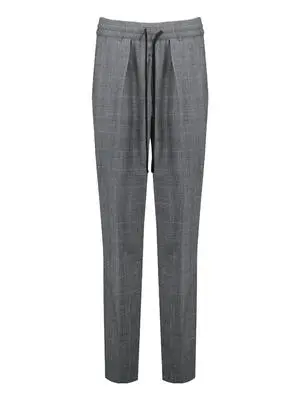 Isabel Marant Étoile Priska High-waist Plaid Trousers - Black