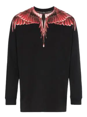 MARCELO BURLON COUNTY OF MILAN Printed Sweater - Black